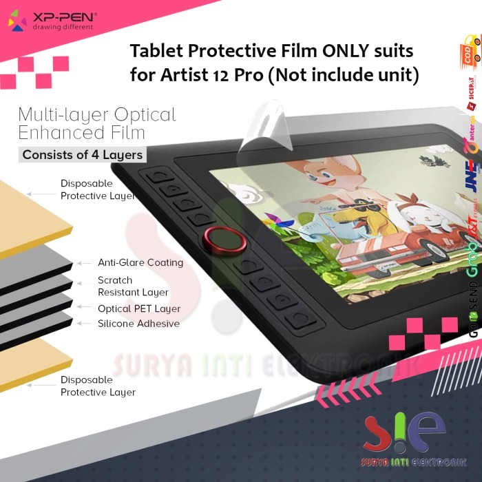Jual Anti Gores type XP PEN Artist 12 inch Display monitor | Shopee ...