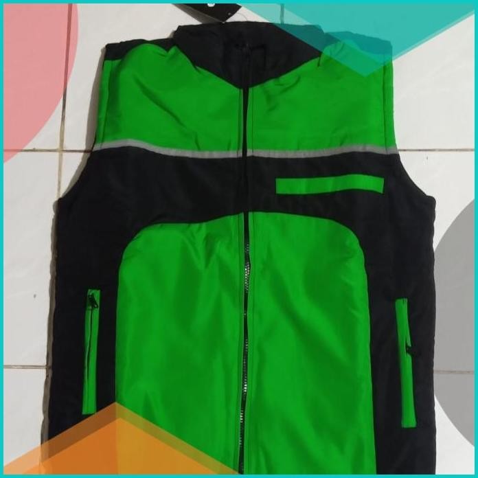 Jual Rompi polos hijau rompi waterproof rompi driver motor rompi anti ...
