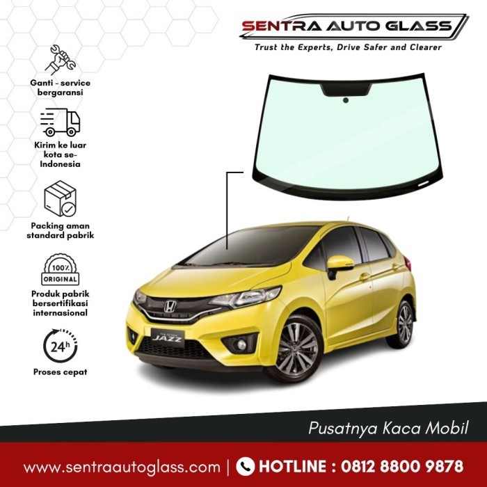 Jual Kaca Depan Jazz 2013-2019 GK5 Kaca Mobil Honda Laminated Glass SNI | Shopee Indonesia