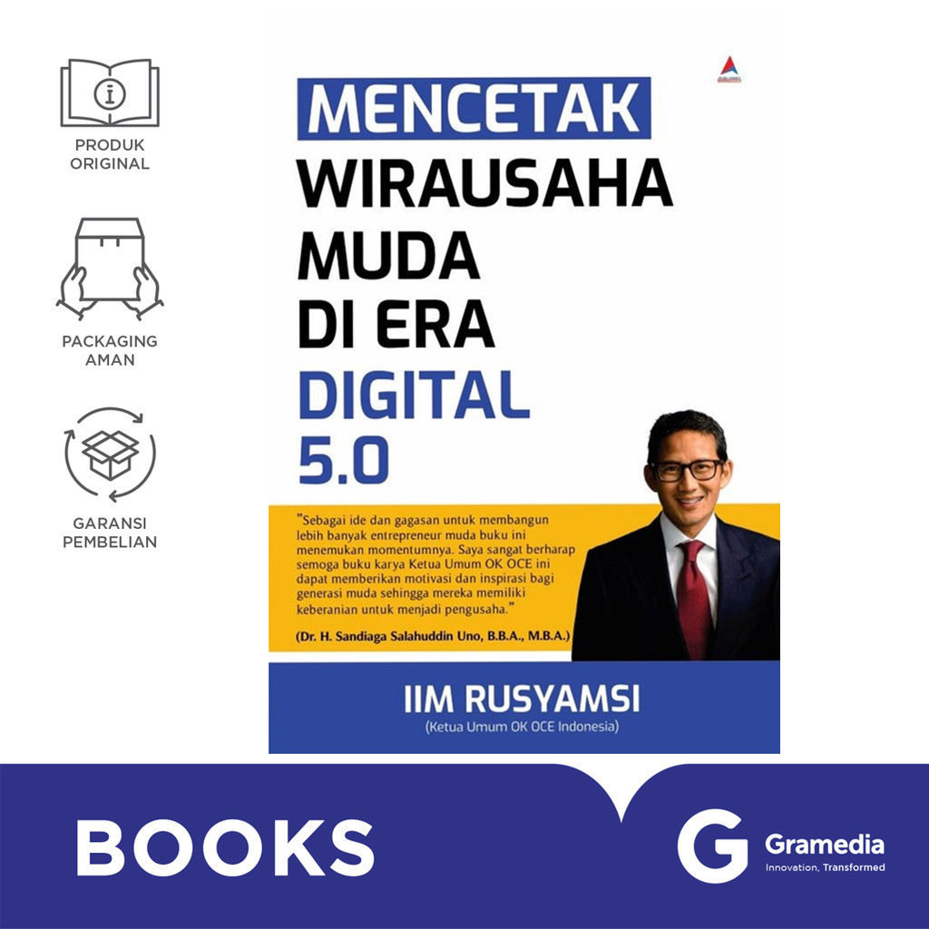 Jual Mencetak Wirausaha Muda Di Era Digital 5.0 | Shopee Indonesia