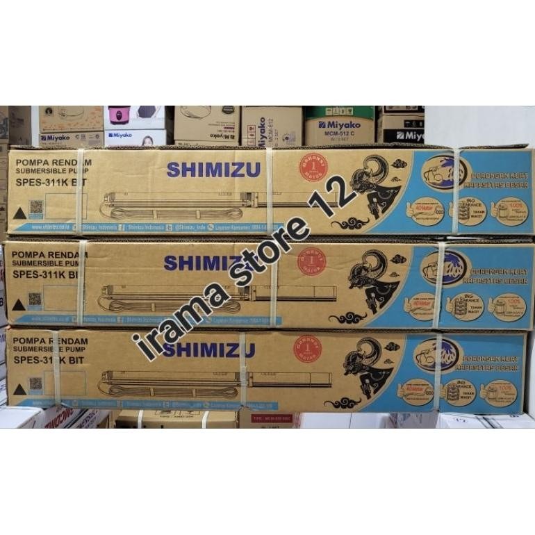 Jual Ready POMPA AIR SATELIT SHIMIZU SPES-311K BIT 0.5 HP + KABEL /POMPA SUBMERSIBLE 1/2 HP 3 ...