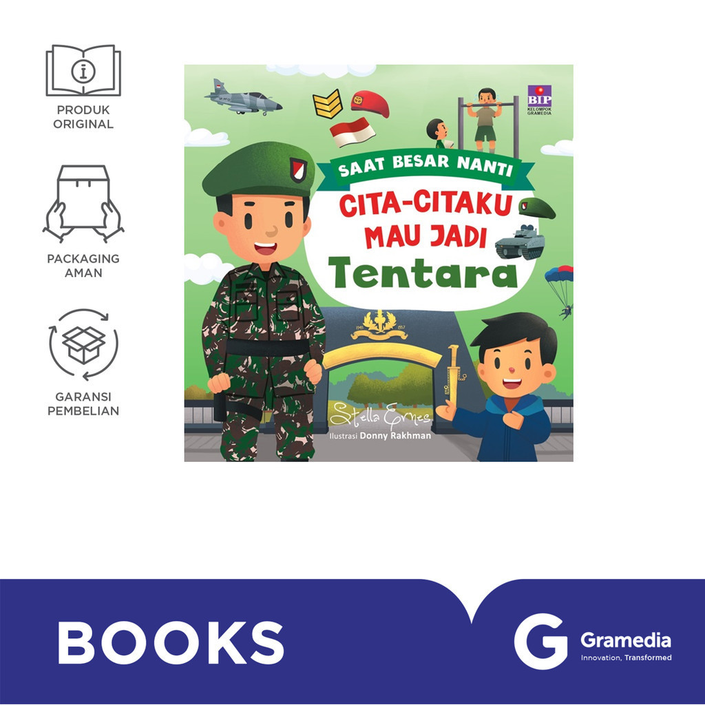 Jual Saat Besar Nanti: Cita-Citaku Mau Jadi Tentara | Shopee Indonesia