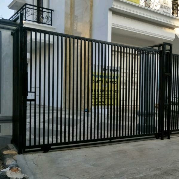 Jual pagar rumah minimalis / pagar dorong minimalis | Shopee Indonesia