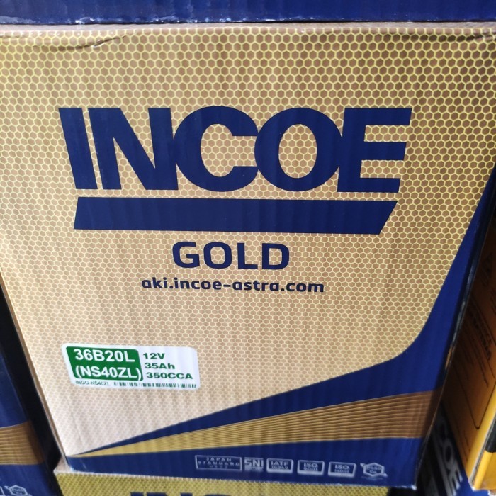 Jual Accu/Aki Mobil Ns40Zl (35Ah) Incoe Gold, Ori Ayla & Agya | Shopee ...