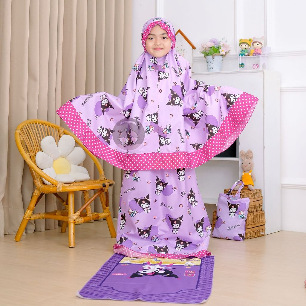 Jual Mukna Polos Ank Perempuan Trendi Muknah Fashion Muslim Mukenaa ...