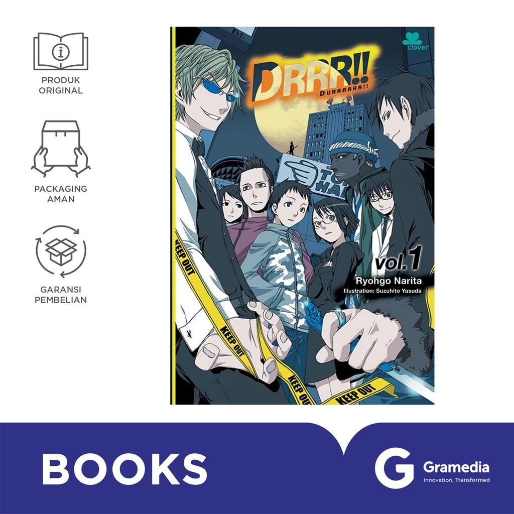 Jual Light Novel DRRR!! DURARARA!! Vol. 1 (Ryohgo Narita) | Shopee ...