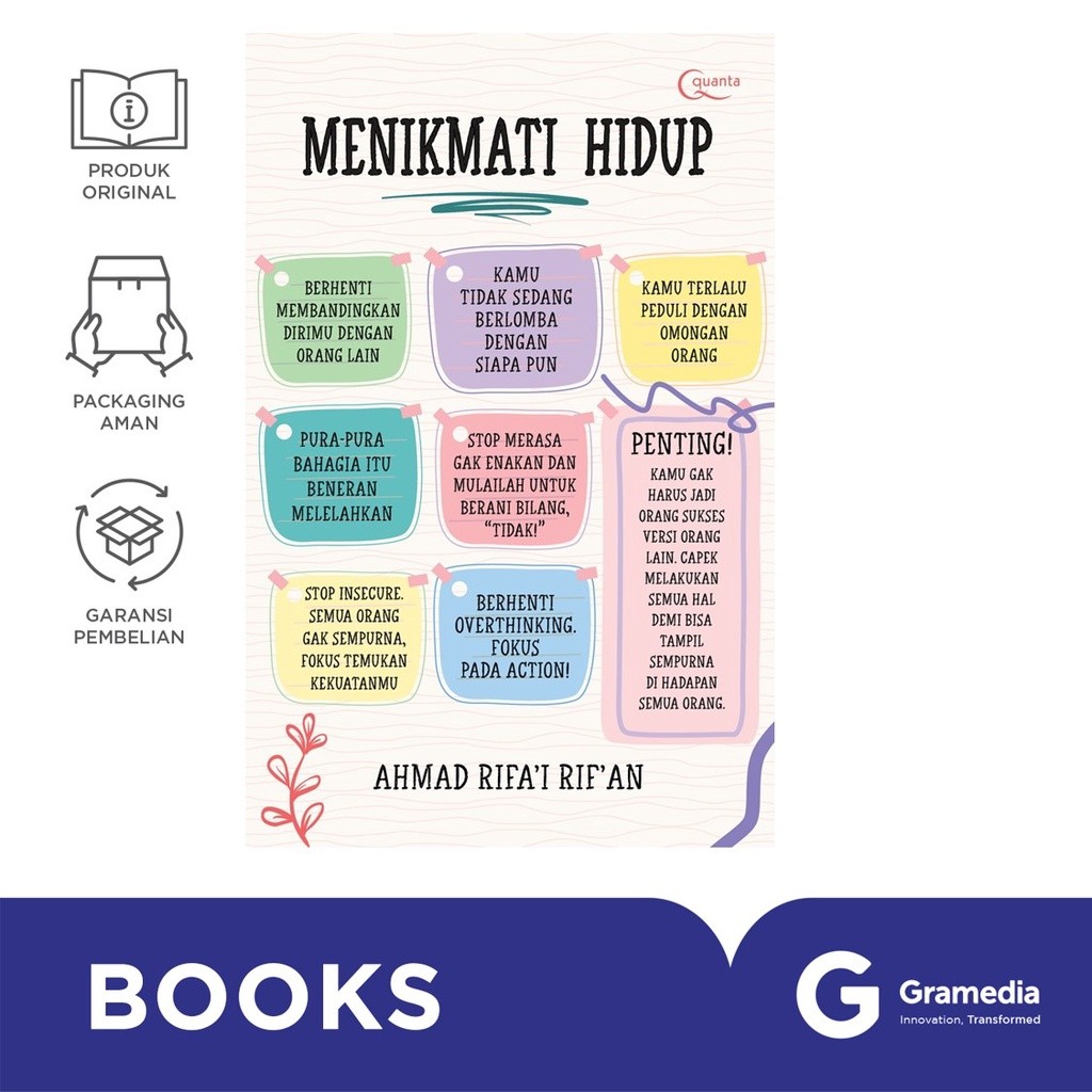 Jual Menikmati Hidup (Ahmad Rifa`i Rif`an) | Shopee Indonesia