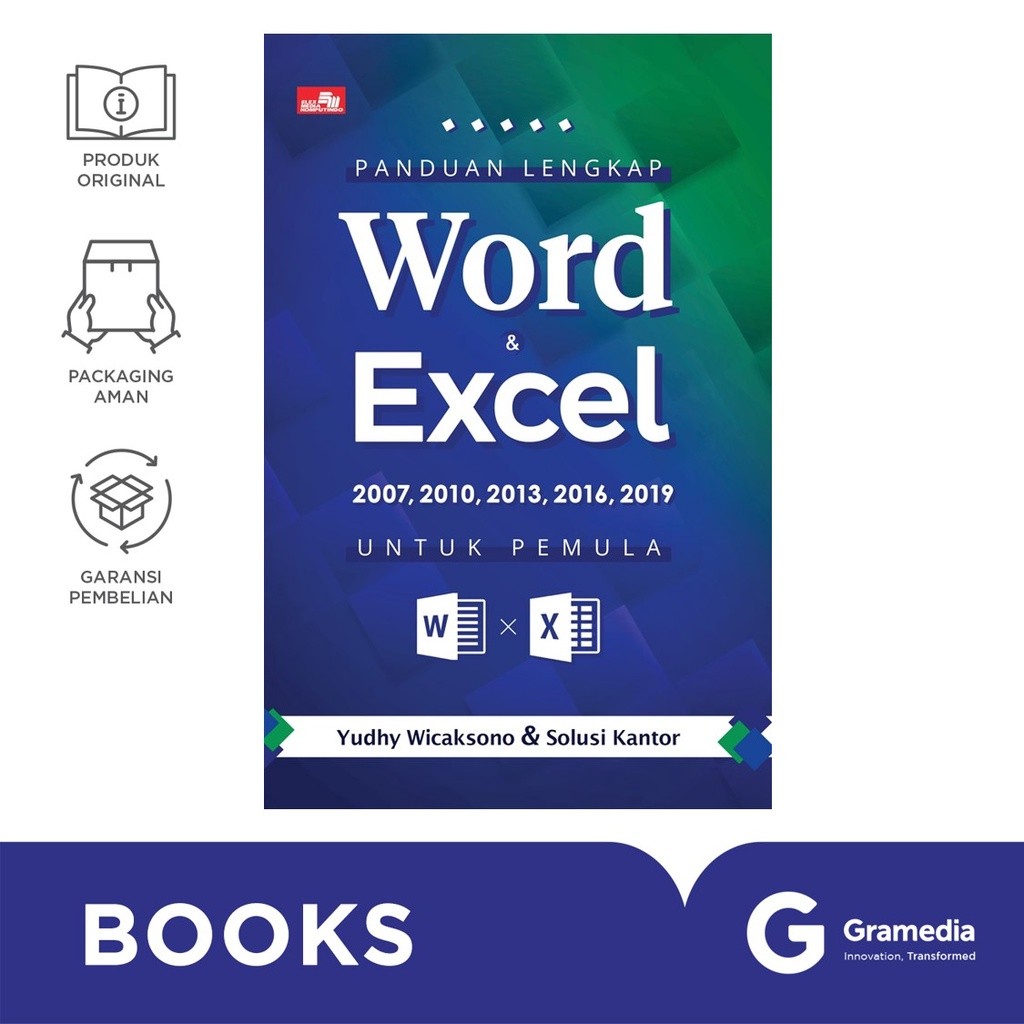 Jual Panduan Lengkap Word dan Excel 2007, 2010, 2013, 2016, 2019 untuk Pemula | Shopee Indonesia
