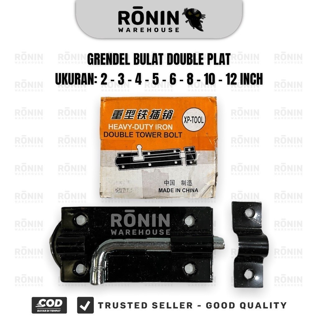 Jual [12 pcs] XP TOOL Grendel Bulat Double Plat 2 3 4 5 " inch Selot ...