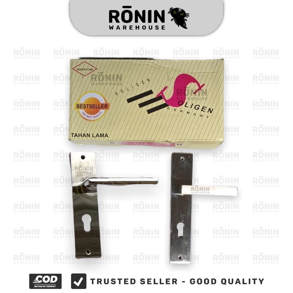 Jual SOLIGEN Gagang Handle Pegangan Kunci Pintu Rumah Door Set ...
