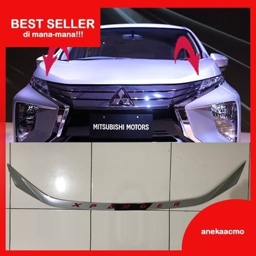 Jual Hood Molding / Moulding Luxury Mitsubishi Xpander | Shopee Indonesia