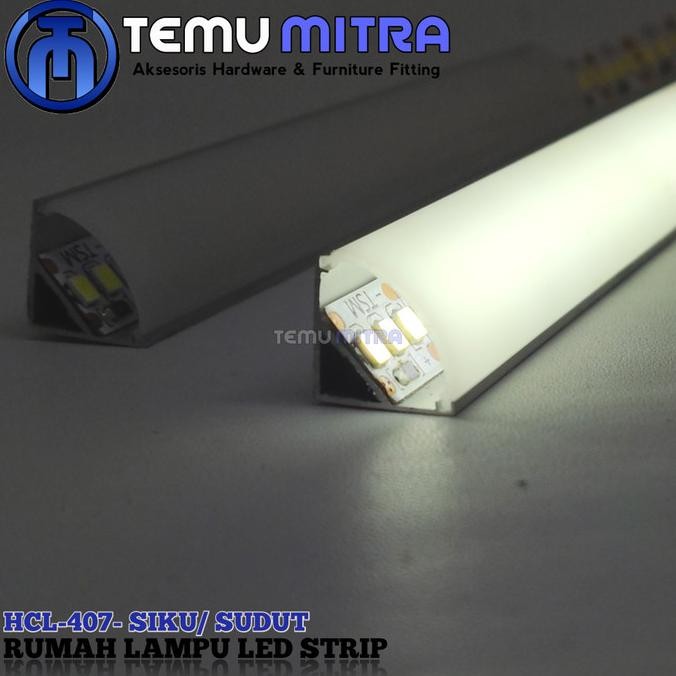 Jual Best Produck/ housing led strip sudut, Rumah lampu Profile siku ...