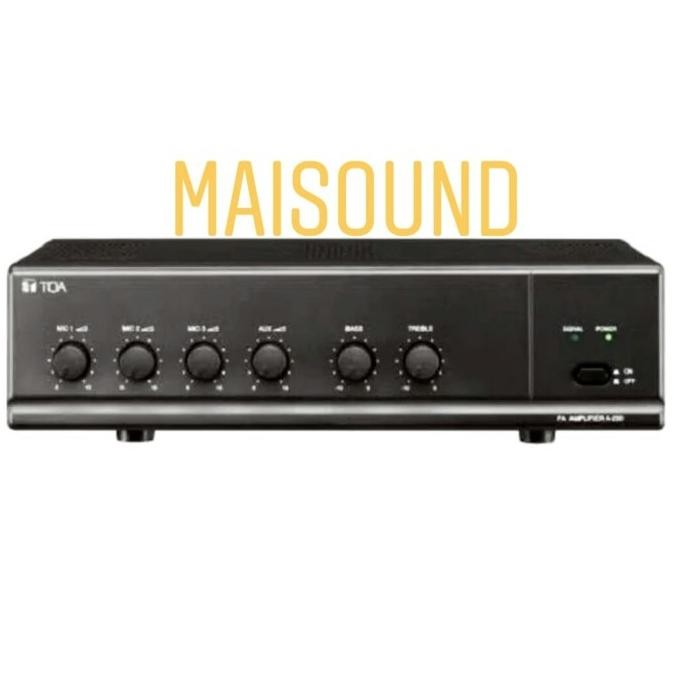 Jual TOA ZA-230 W ORIGINAL AMPLIFIER MIXER POWER 30 WATT 230W AMPLI | Shopee Indonesia