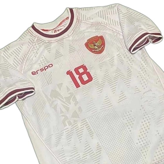 Jual Jual Hubner #18 Timnas Indonesia Away Jersey 2024 Erspo Erigo ...