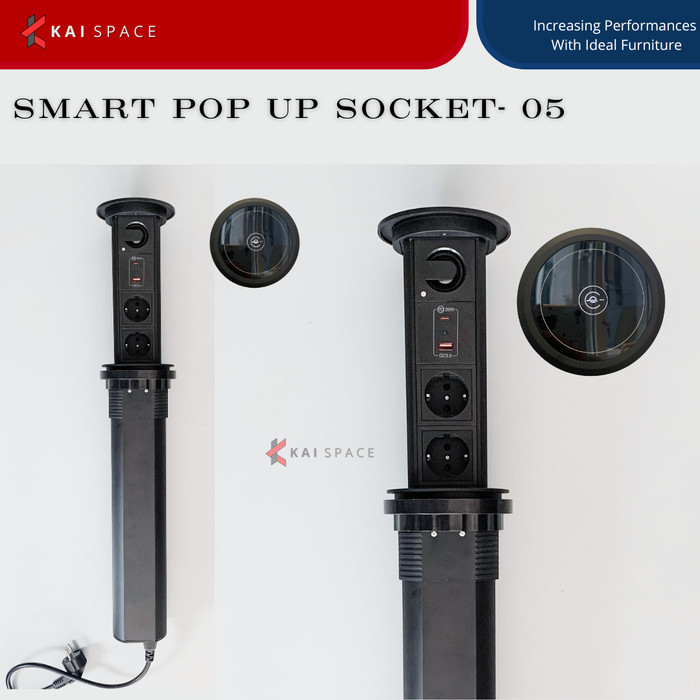 Jual Jual Stop Kontak Pull Pop Up Socket Spaceline Kitchen Pop Up ...