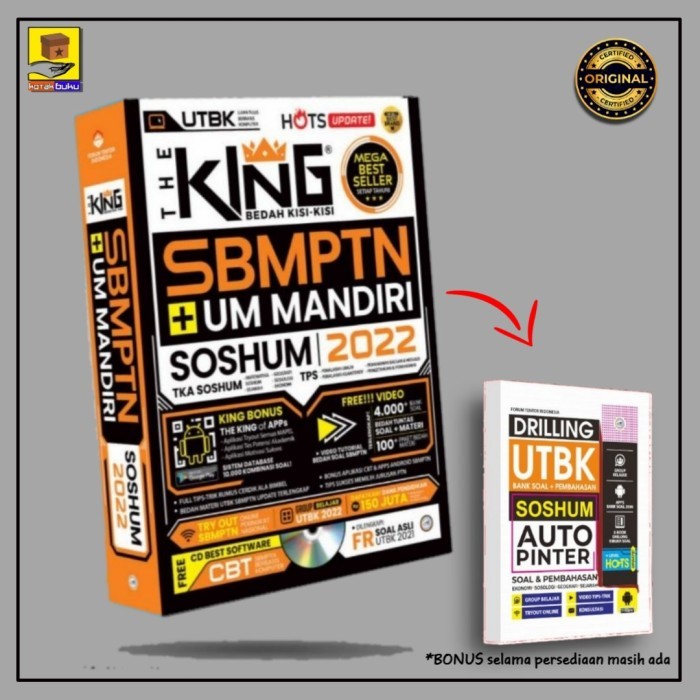 Jual BUKU THE KING SBMPTN SOSHUM SAINTEK 2022 ( New Update ) | Shopee Indonesia