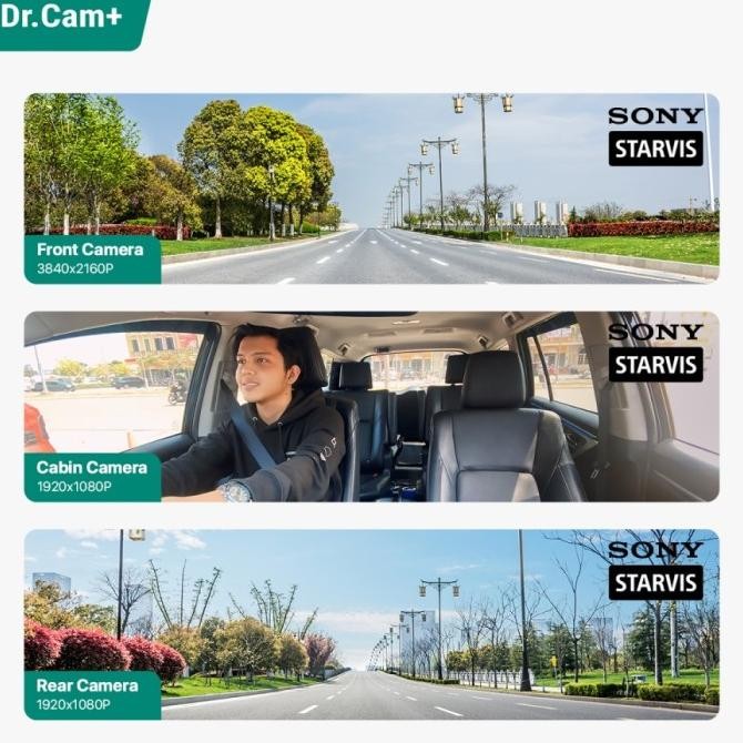Jual DrCam+ Dashcam Apex 3 SONY STARVIS Chipset Premium Quality Smart 3 ...