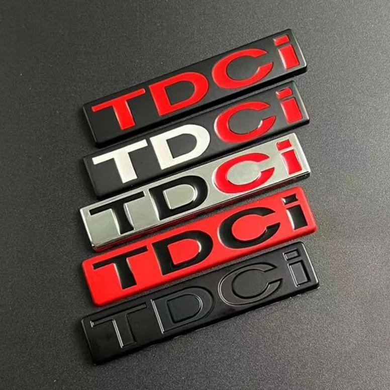 Jual 3d metal black chrome logo tdci emblem car fender trunk badge for ...