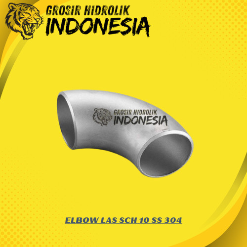 Jual 1'' Elbow Las Stainless Steel / Knee Las SS 304 SCH 10 Long Radius ...