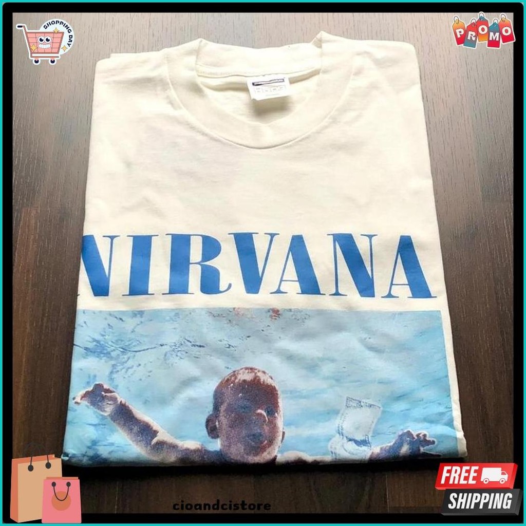 Jual Kaos Nirvana - Nevermind Putih Bootlag Tshirt Baju Kaos Band (Lagi ...