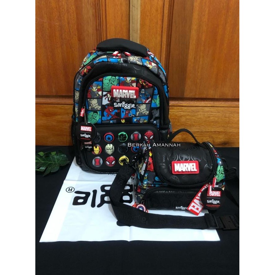 Jual Smiggle marvel Avanger/Marvel series /Tas smiggle original ...