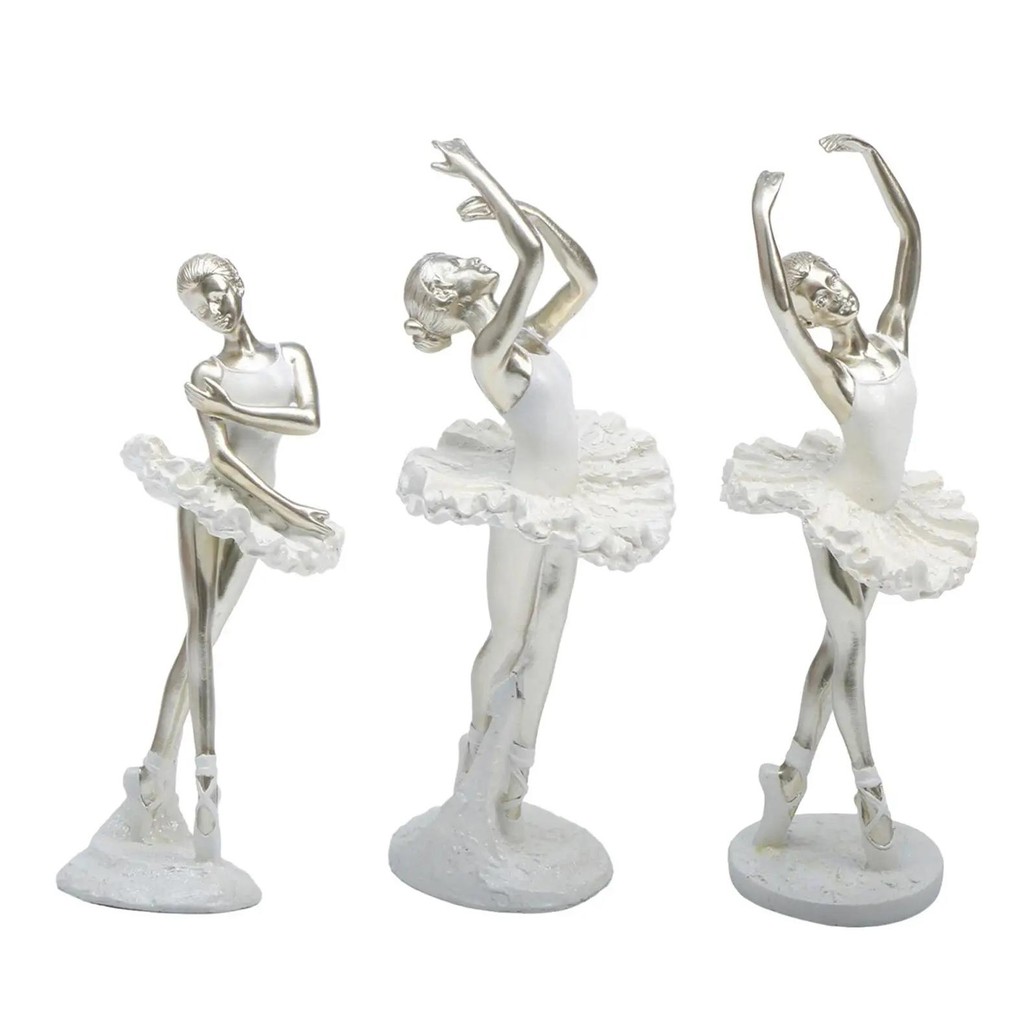 Jual ballerina figurine resin art sculpture figure ballet girl statue ...