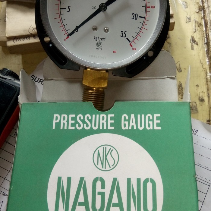 Jual Banting Harga Pressure Gauge Nagano 10Bar Drat 1/2Inch | Shopee Indonesia