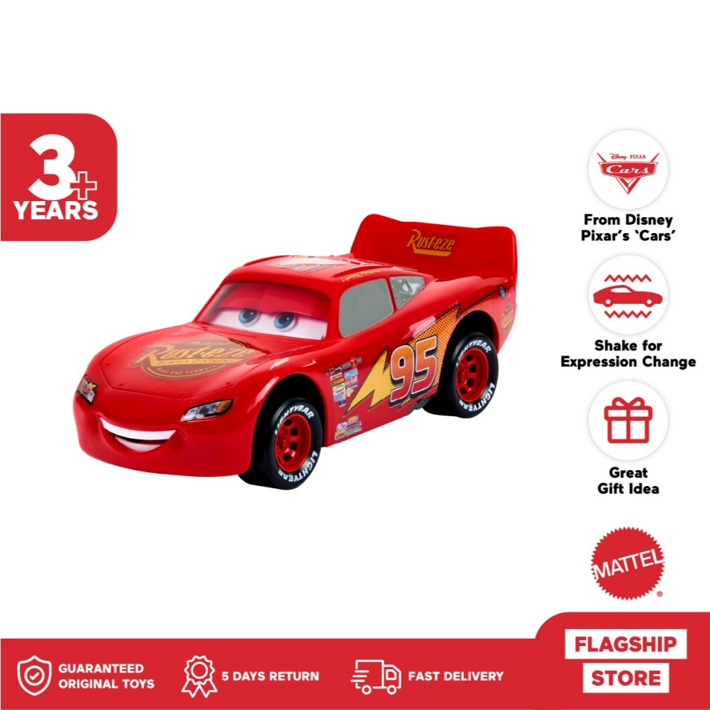Jual Disney and Pixar Cars Moving Moments Lightning McQueen - Mainan ...