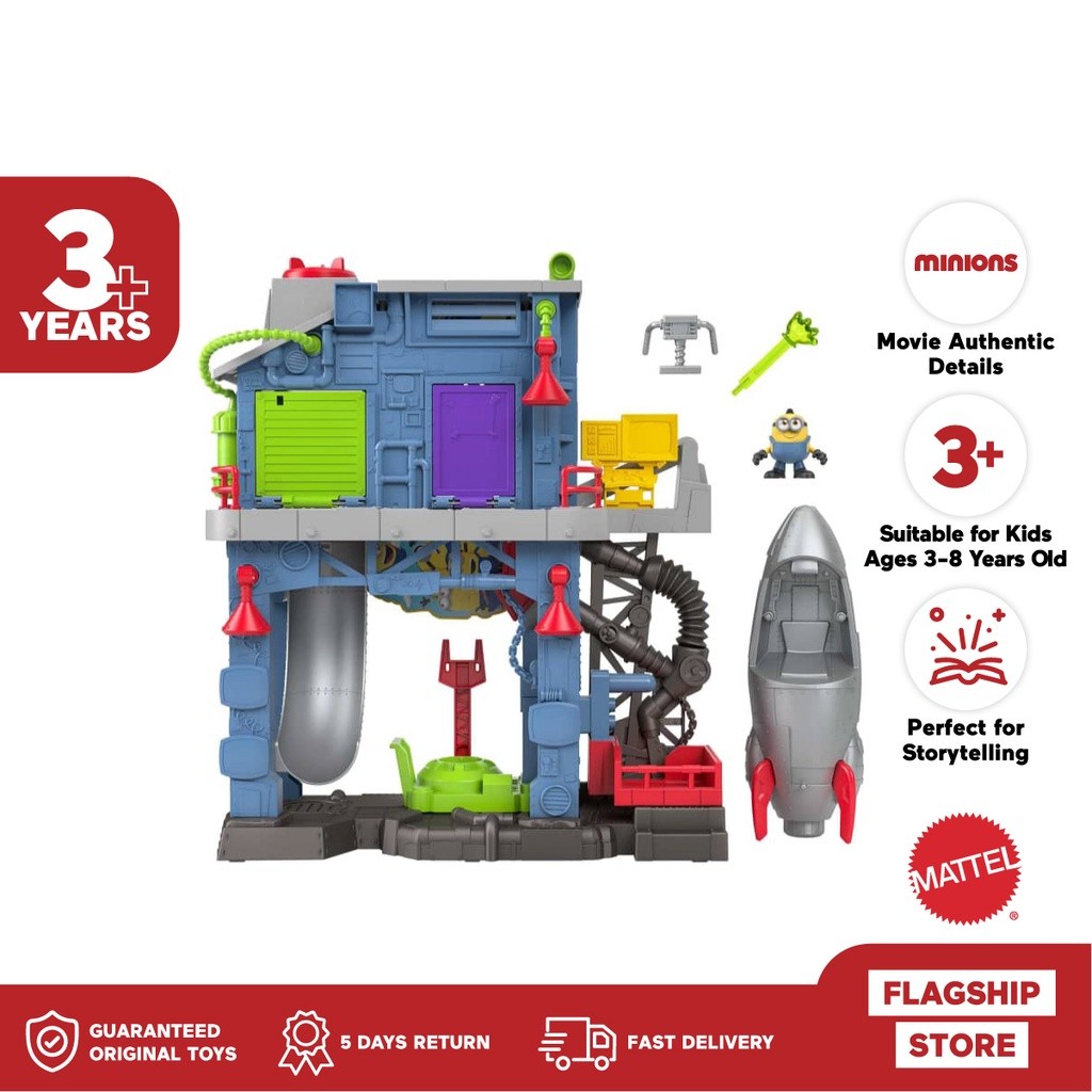 Jual Minions The Rise of Gru Gadget Lair Playset - Mainan Action Figure ...