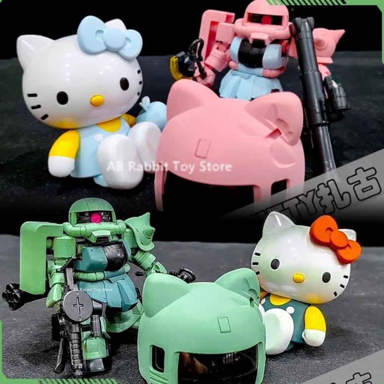 Jual hello kitty sd sdcs ex assembly model green zaku 2 xiaya red zagu ...