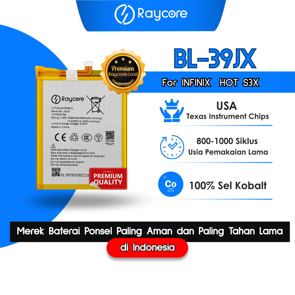 Jual Raycore - Baterai BL-39JX FOR INFINIX HOT S3X ( X622 ) | Shopee ...