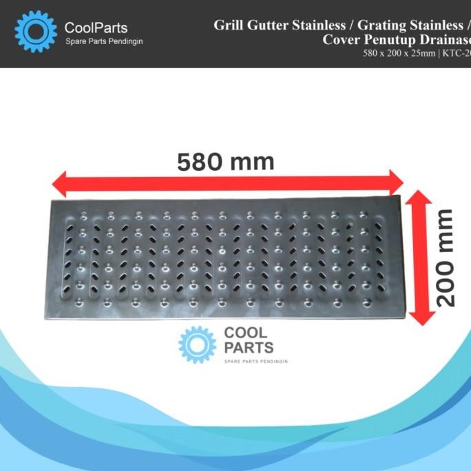 Jual NEW Grill Gutter Stainless/ Grating Stainless / Cover Penutup ...