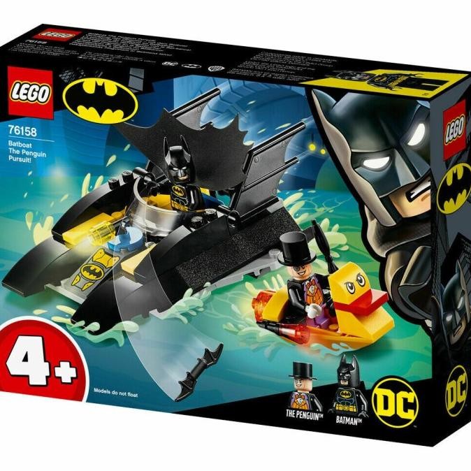 Jual LEGO DC Juniors-76158 Batboat The Penguin Pursuit Superhero Batman ...