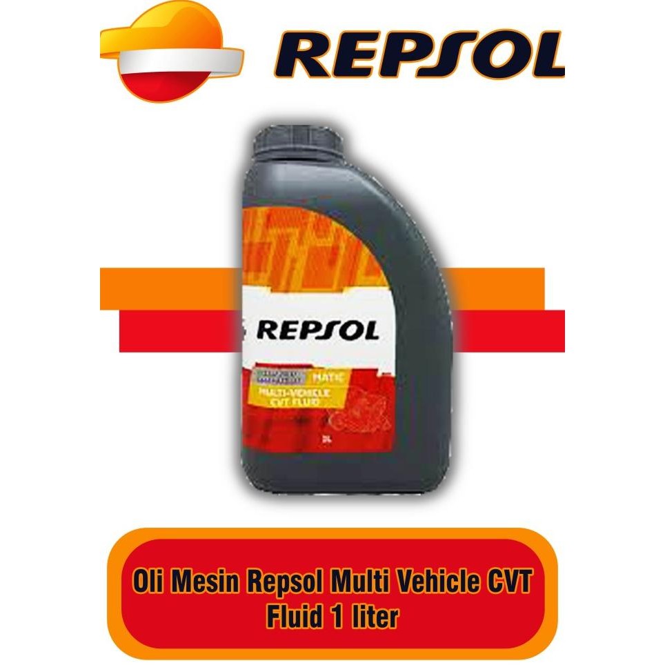 Jual OLI MESIN REPSOL MULTI VEHICLE CVT FLUID 1 LITER -65619 ORIGINAL ...