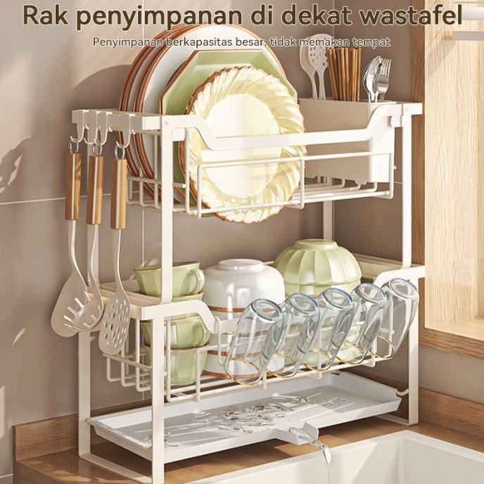 Jual Rak dapur nordic style stainless rak wastafel rak piring dan ...