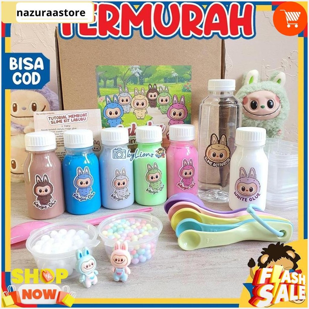 Jual Slime Kit Labubu Lengkap By Lionz.Idn Original Produk | Shopee ...