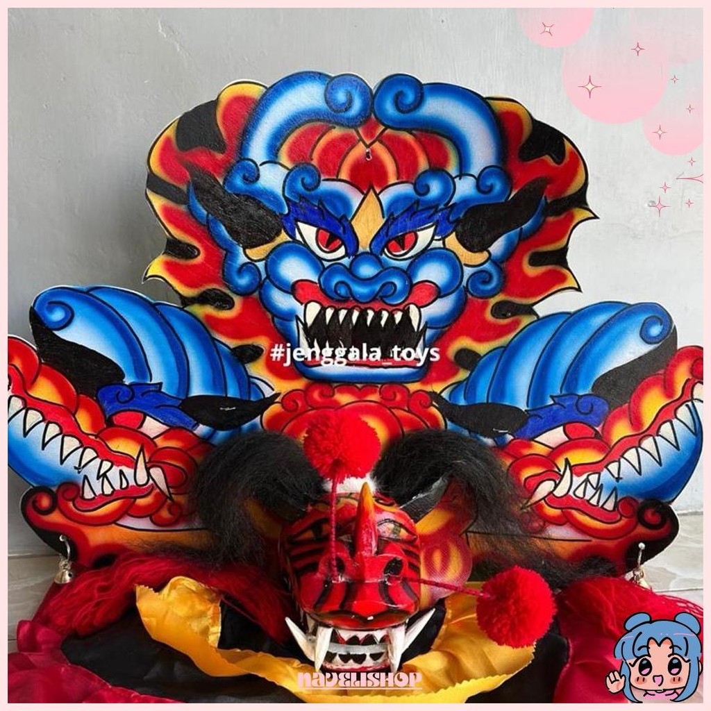 Jual Barongan Devil Kayu Besar Anak Viral | Shopee Indonesia