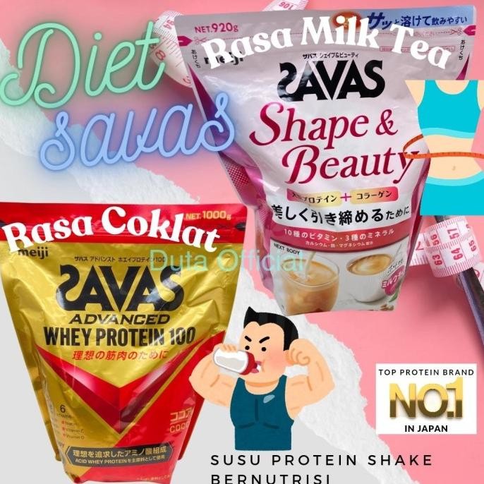 Jual Savas Protein Powder Susu Diet Kurus Pelangsing Shape Japan Jepang ...