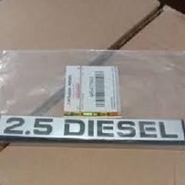 Jual ORIGINAL STICKER STIKER EMBLEM 2.5 DIESEL MITSUBISHI KUDA GLS ...