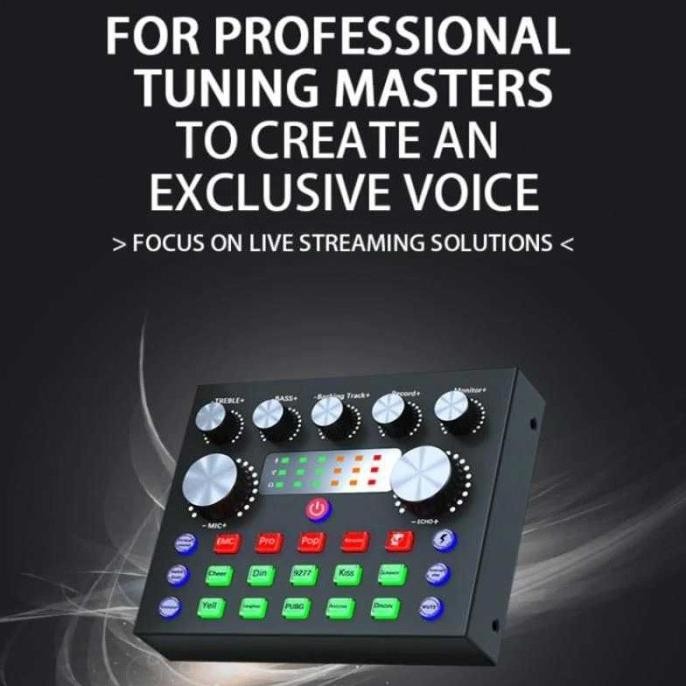 Jual Sound Card V8 Mixer Bluetooth Soundcard V8 Audio Soundcard V8S ...