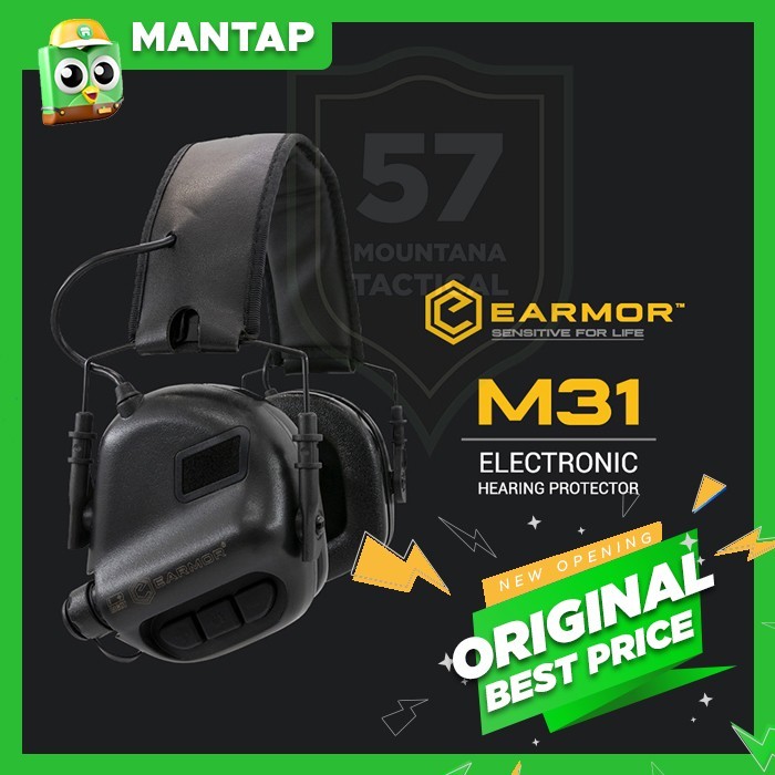 Jual Jual Earmor Tactical Ear Protection Earmor M31 Mod3 Ipsc Electronic Ori | Shopee Indonesia