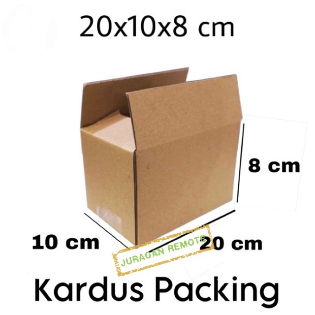 Jual BOK KARDUS PACKING 20x10x8 cm BOX KARTON 20 x 10 x 8 cm CORUGATED ...