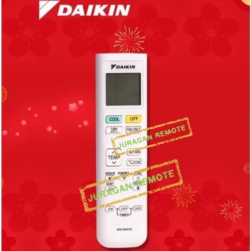 Jual Remote Control Air Conditioner Remot AC Daikin Turbo Inverter R32 ...