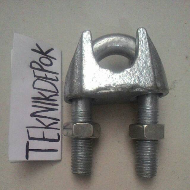 Jual clamp sling 1 inch M.25 klem kuku macan klem selingPenjepit tali ...
