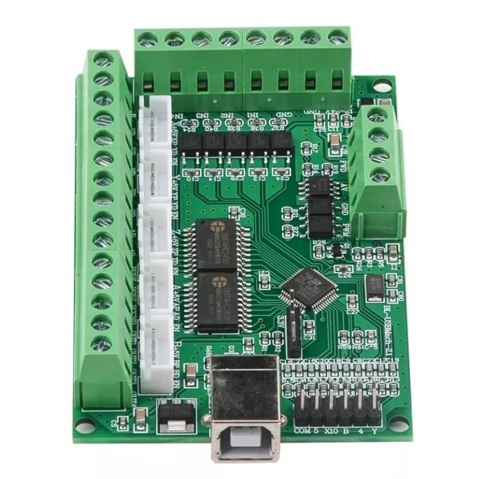 Jual Mach3 V2.1 Motion Control Card Board USB CNC 5 Axis Motherboard 12 ...