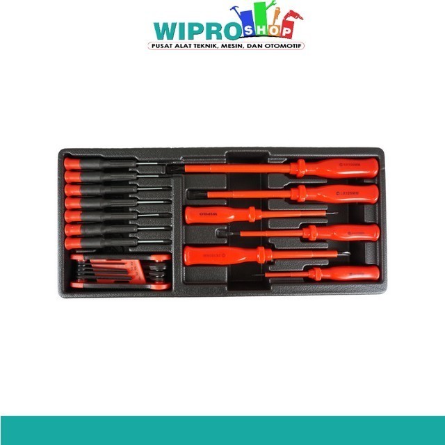 Jual Wipro Tool Tray Screwdriver Set 20 Pcs SD-02 | Shopee Indonesia