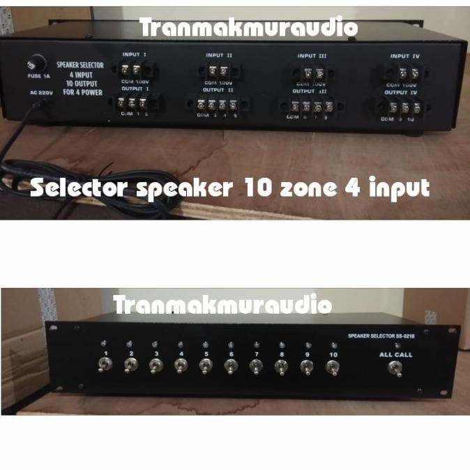 Jual Speaker selector 10 zone 4 input toa lokal | Shopee Indonesia
