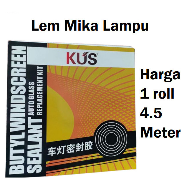 Jual Lem Mika Lampu Headlamp Mobil Motor Snake Glue Ular Butyl Sealant ...