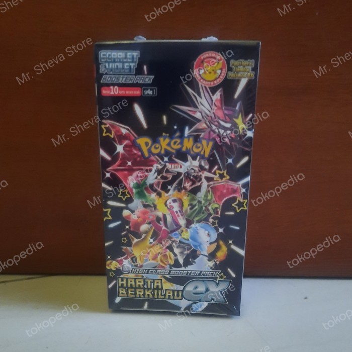 Jual Booster Box Pokemon Harta Berkilau ex Indonesia SV4A (NO PROMO CARD) | Shopee Indonesia