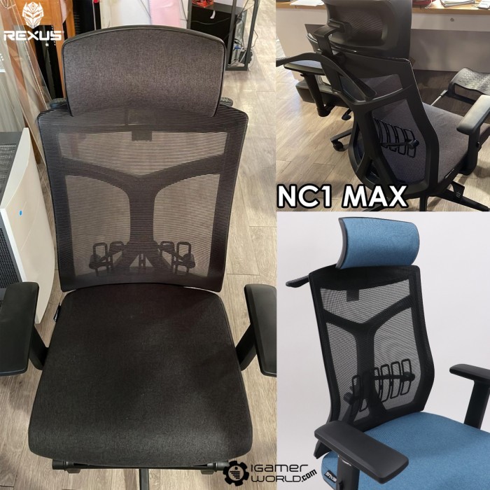Jual Rexus NC-1 / NC1 MAX Ergonomic Footrest Office Chair Kursi Kantor ...